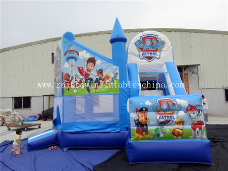 RB3058（5x5m） Inflatable Amusing Paw Patrol Combo Castle With Slide For ...