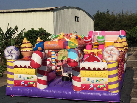 Large Commercial Candy Theme Inflatable Combo for Sale from China ...