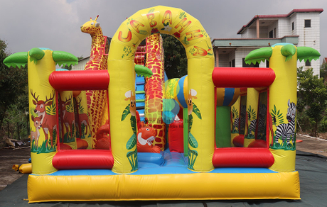 Commercial Inflatable Playground Deer Animal Zoo Playground from China ...
