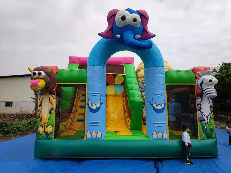 Inflatable Jungle Animal Zoo from China manufacturer - Rainbow ...
