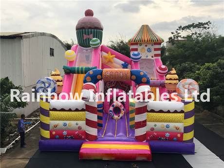 Giant Commercial Durable Sweet Candy Theme Playground Inflatable from ...