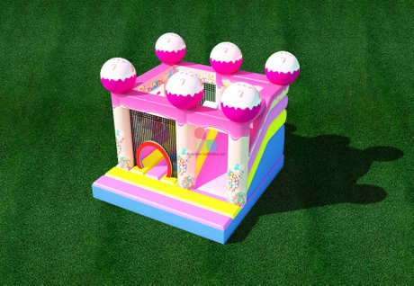 Pink Inflatable Combo Inflatable Jumping House for Girls from China ...