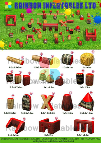 Inflatable Paintball Arena Game Ball Paintball for Team Building from ...