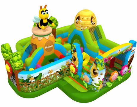 New Design of Bee Inflatable Obstacle Playground 3D Insect Digital ...