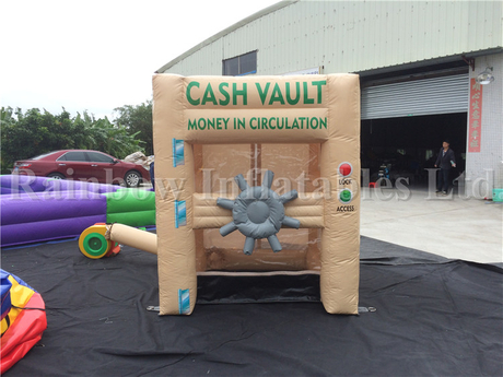 Small Indoor Inflatable Money Machine Cash Cube Money Booth for ...