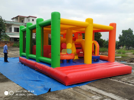 Inflatable Kids Playground Funcity from China manufacturer - Rainbow ...