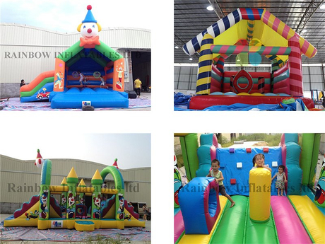 Different types of inflatable bouncers - Rainbow Inflatables ltd