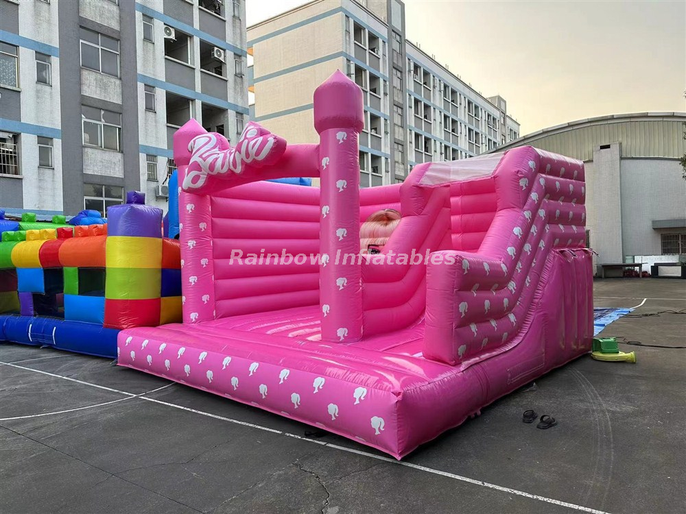 Top Selling Barbie Princess Castle for Sale, Inflatable Barbie Princess ...