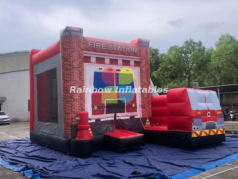 rainbow inflatable fire truck from China manufacturer - Rainbow ...