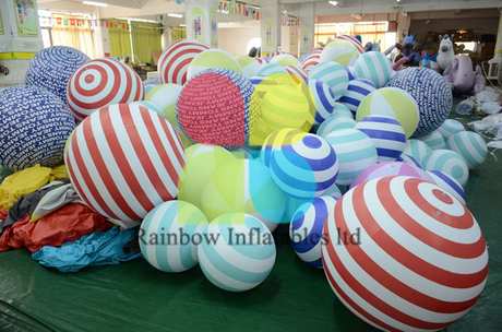 Colorful Inflatable Beach Ball for Decoration /Ocean ball for ...